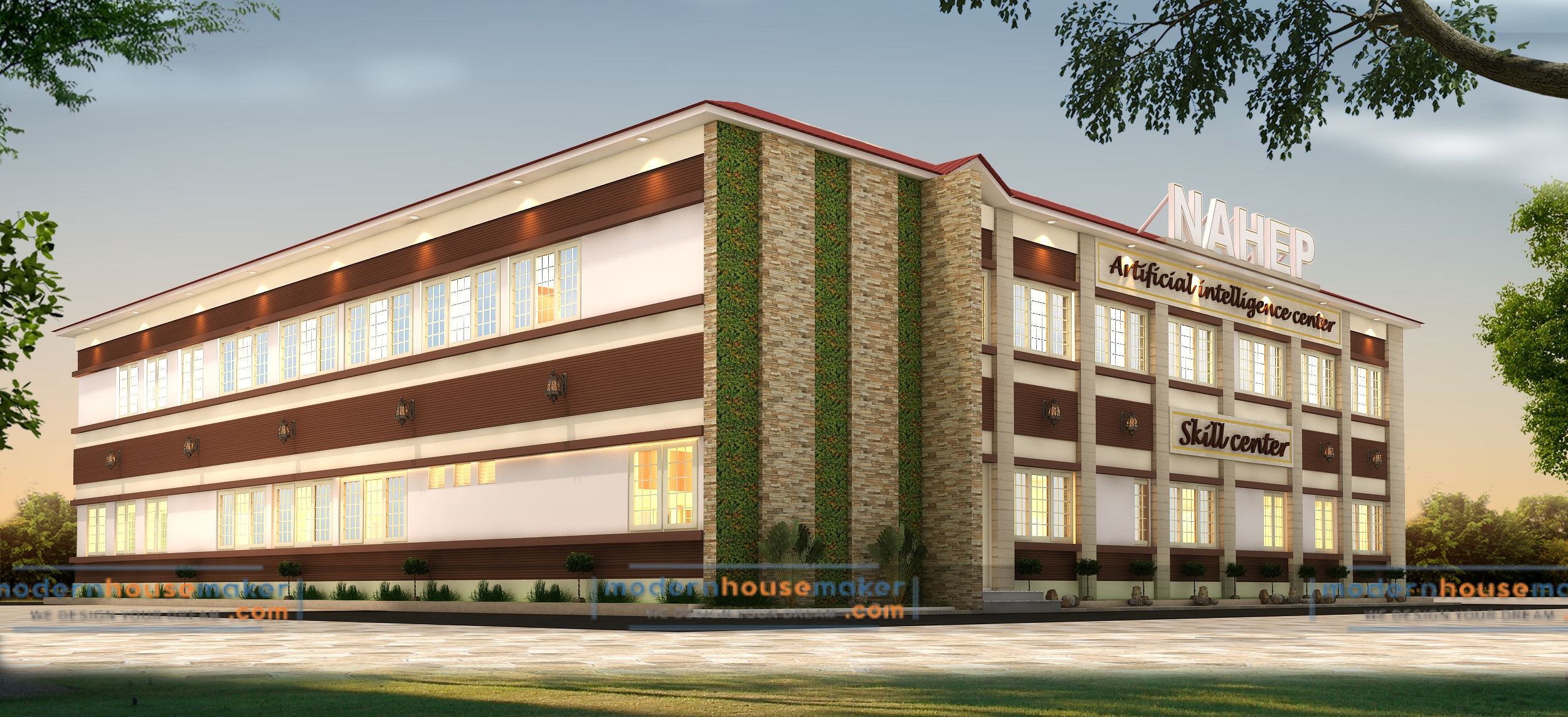 Online Modern House Design | Home 3D Elevation | Floor Plans