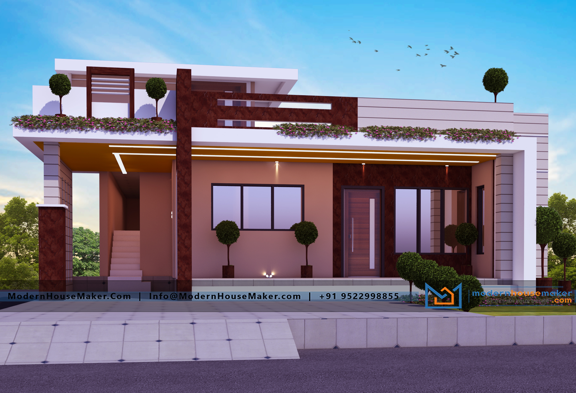 Modern House Designs Company Indore, India | Home Structure Designs