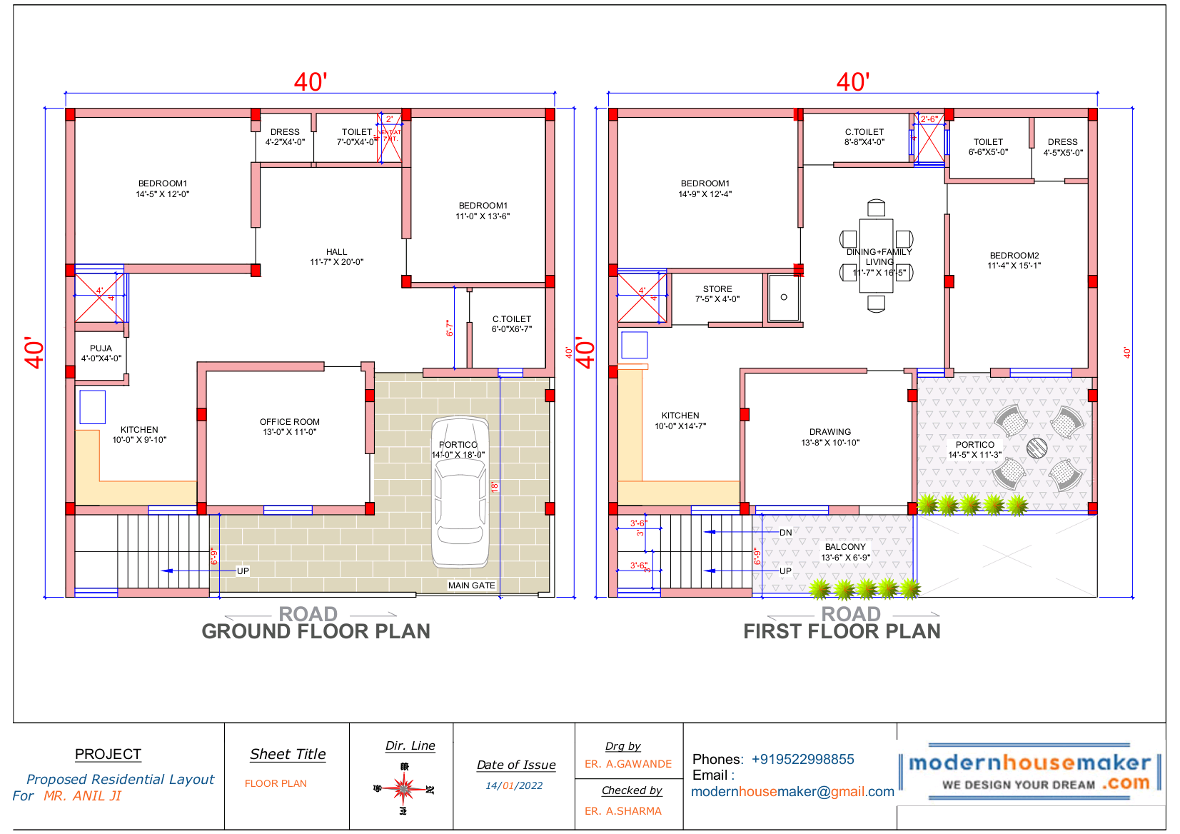 Modern House Designs Company Indore, India | Home Structure Designs