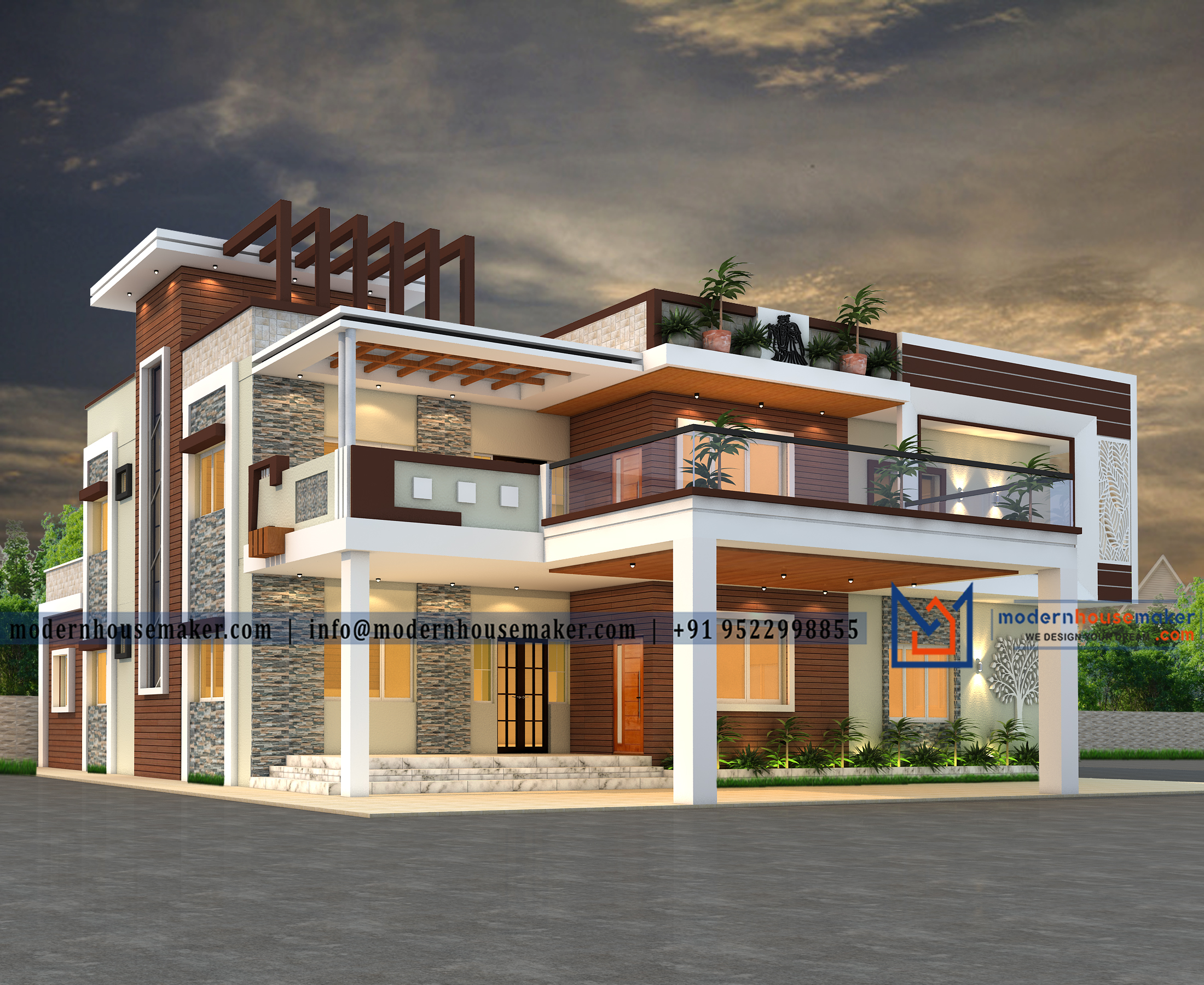 Modern House Designs Company Indore, India | Home Structure Designs