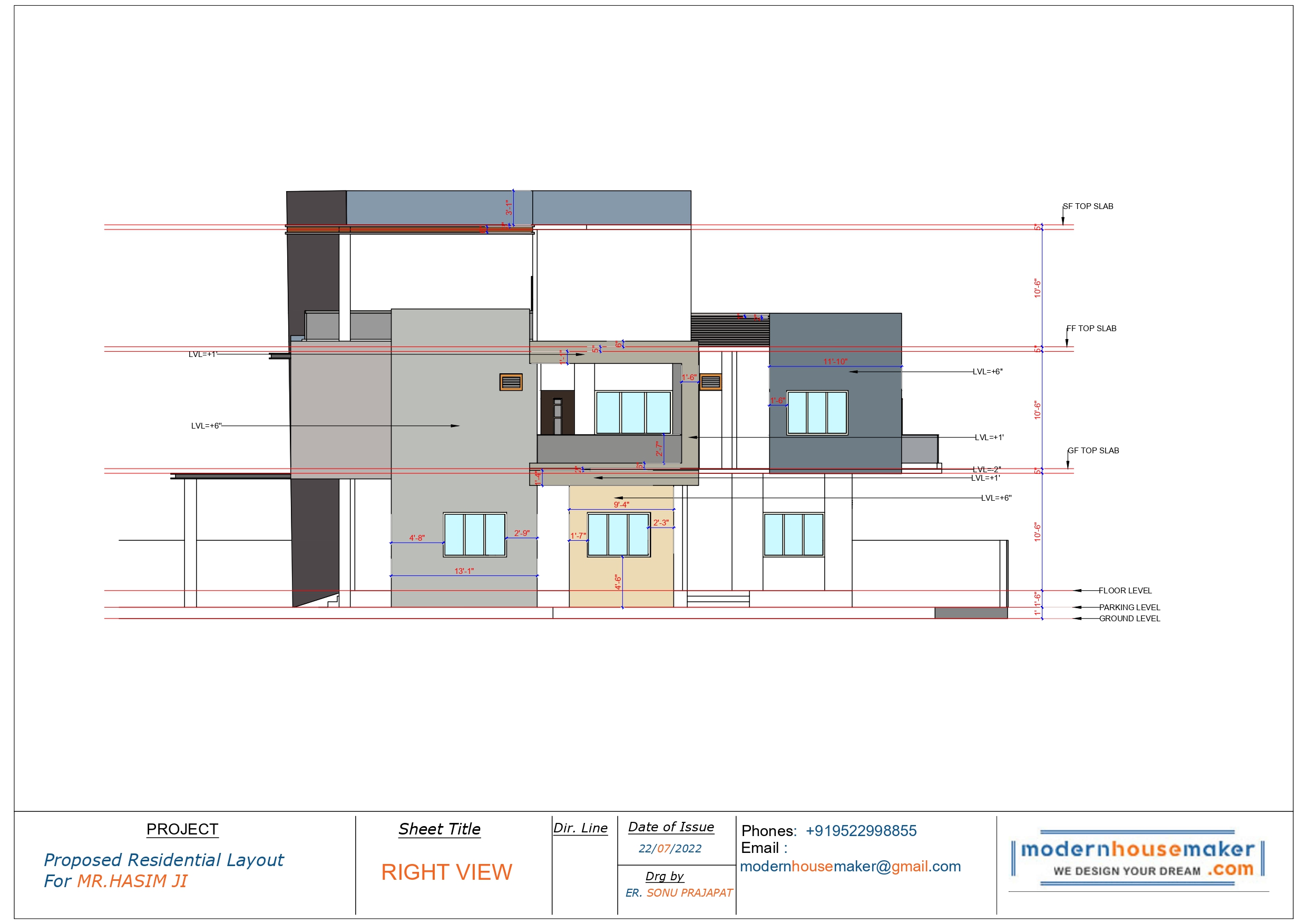 Modern House Designs Company Indore, India | Home Structure Designs