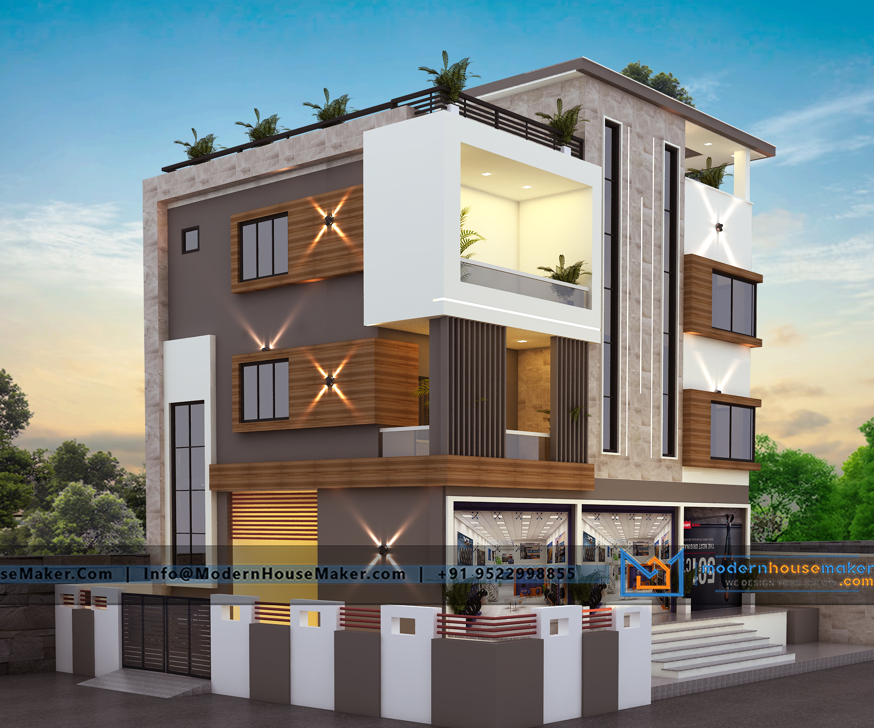 Modern House Designs Company Indore, India | Home Structure Designs