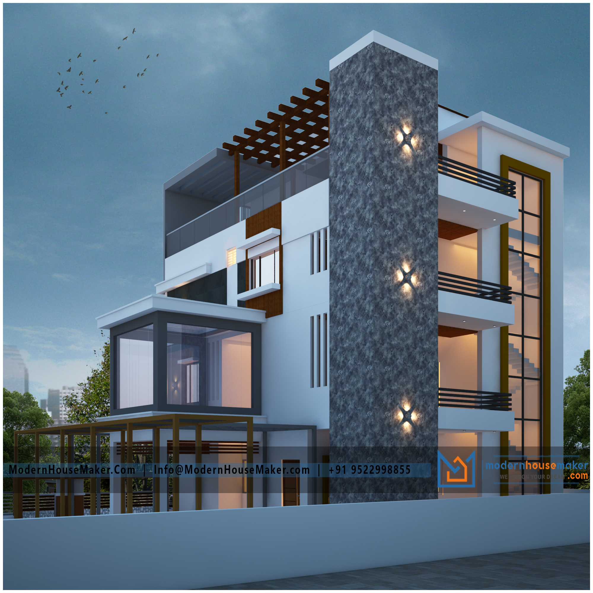Modern House Designs Company Indore, India | Home Structure Designs