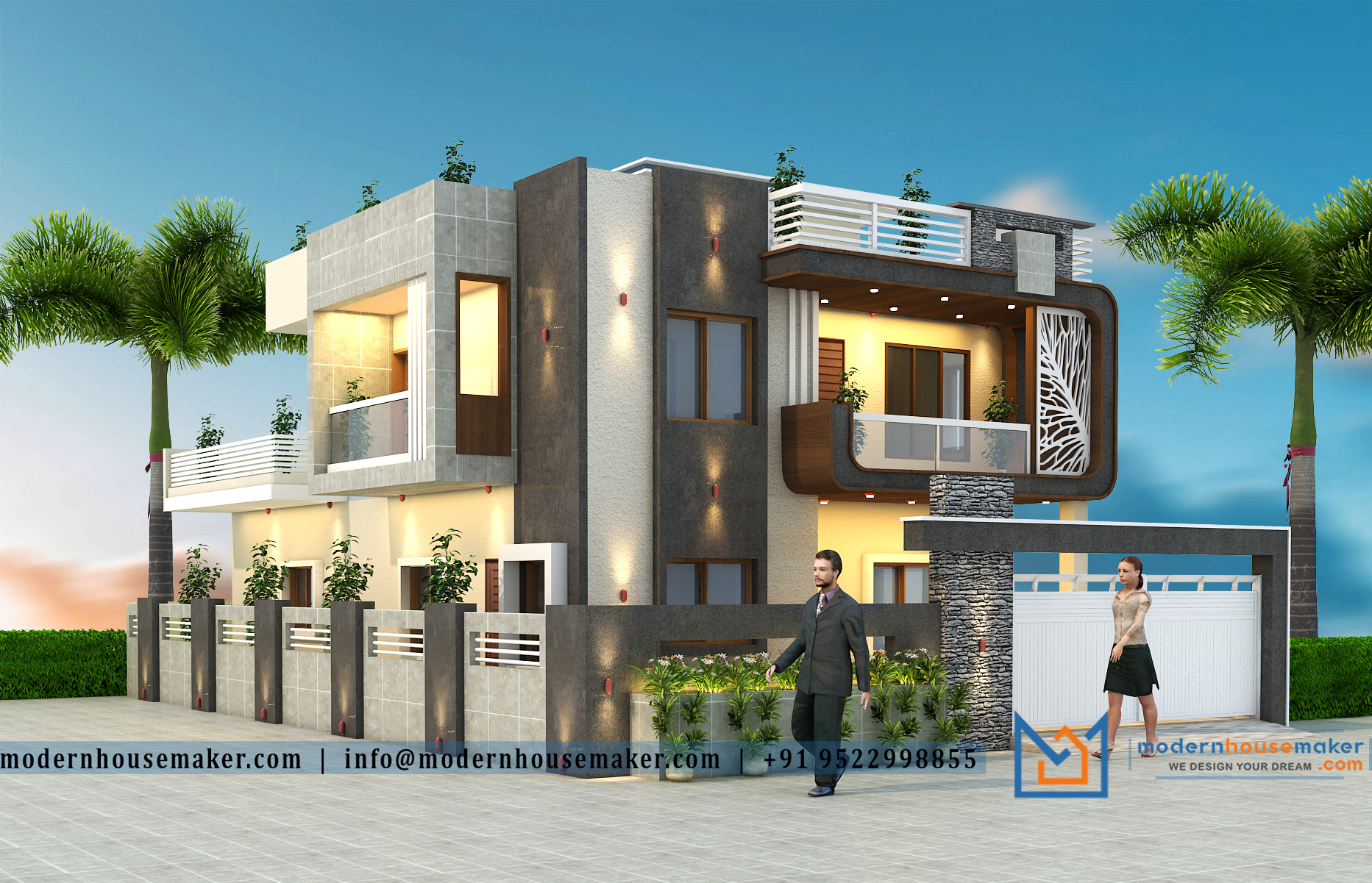 Modern House Designs Company Indore, India | Home Structure Designs