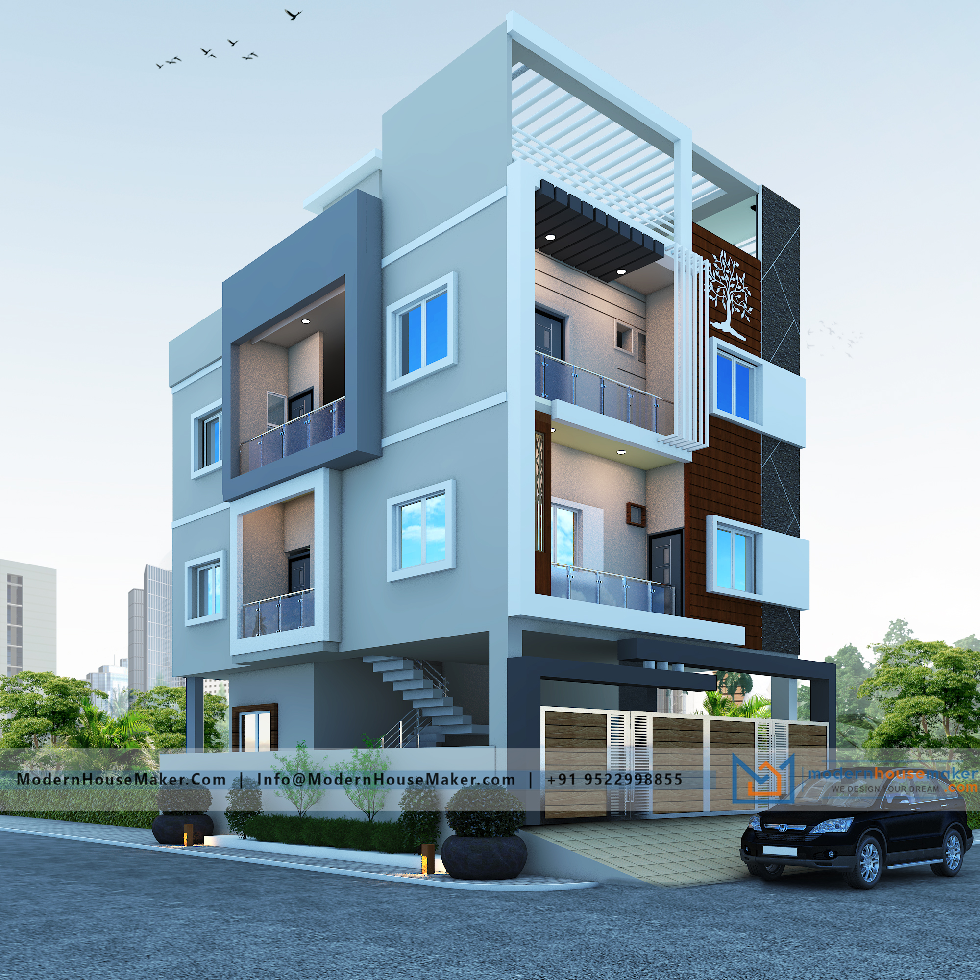Modern House Designs Company Indore, India | Home Structure Designs