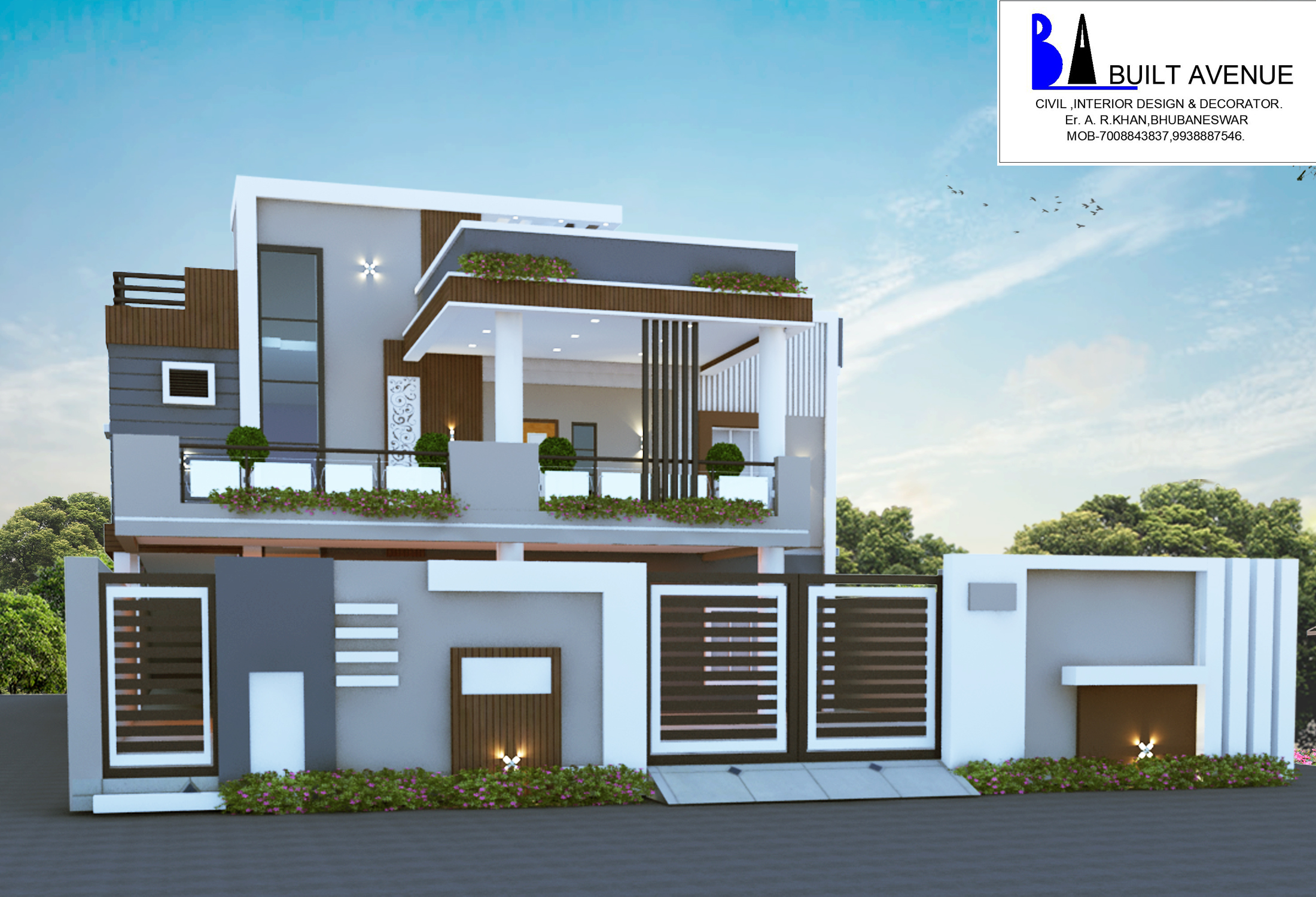 Modern House Designs Company Indore, India | Home Structure Designs