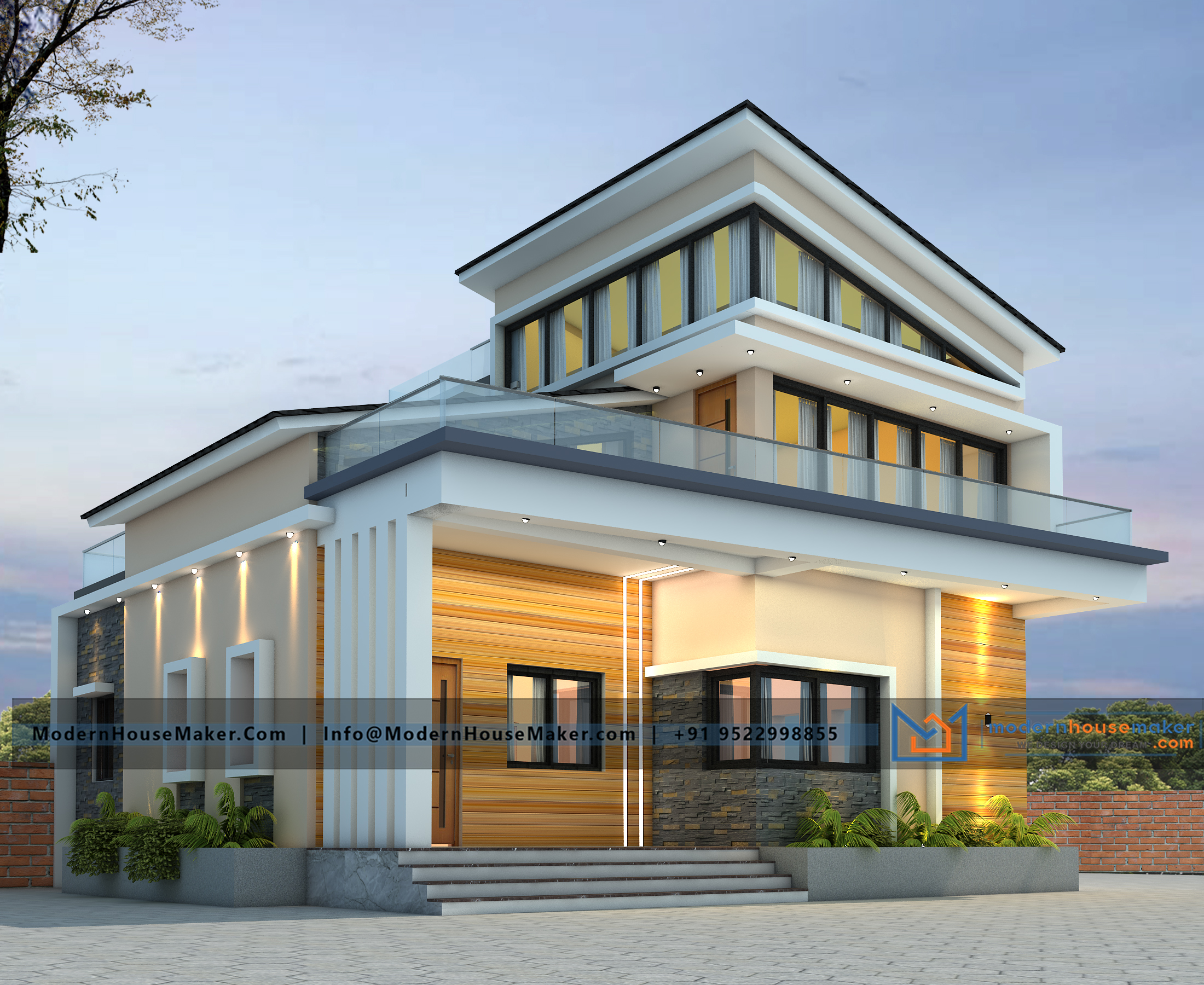 Modern House Designs Company Indore, India | Home Structure Designs