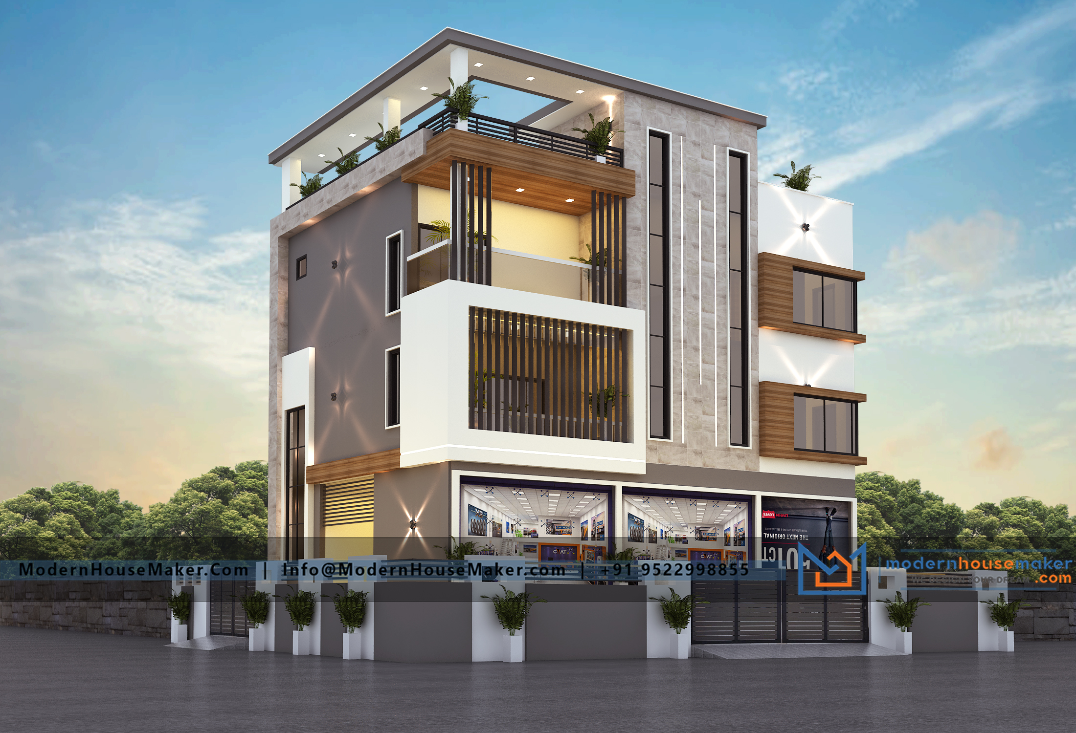 Modern House Designs Company Indore, India | Home Structure Designs