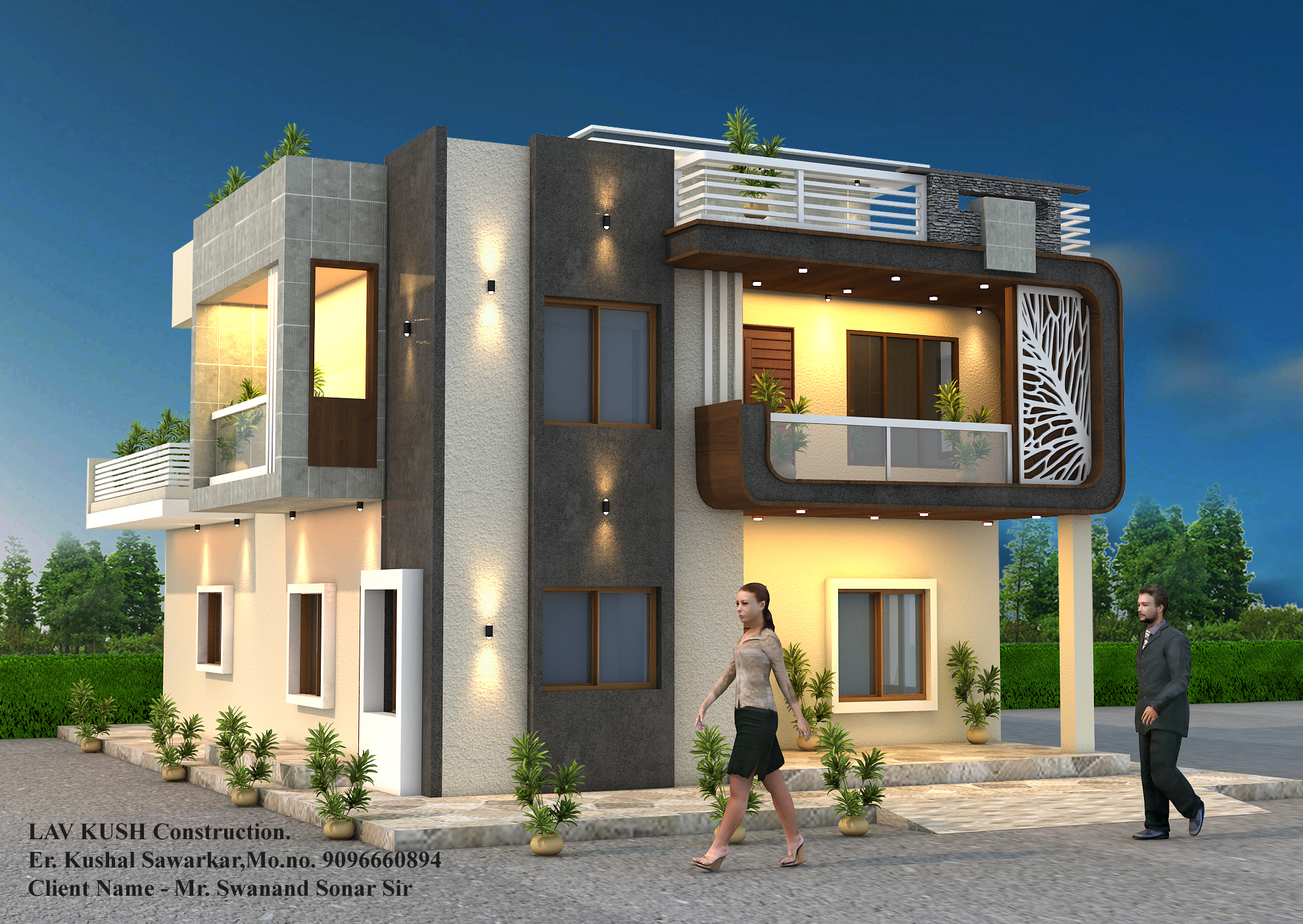 Modern House Designs Company Indore, India | Home Structure Designs